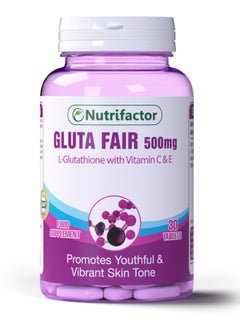 Nutrifactor GlutaFair - Promotes Youthful & Vibrant Skin Tone - L ...