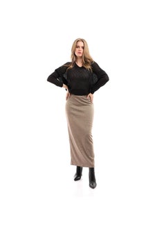 Esla ESLA Chanel Skirt Dark Beige Egypt | Cairo, Giza