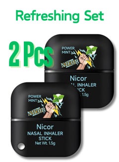 Nicor 2 Pcs, Energetic Energy Bar - Peppermint, Peach, Grapefruit ...