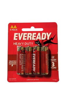 Eveready Eveready AA Battery Heavy Duty Red Series 1015Bp4 (Pack of 4 ...