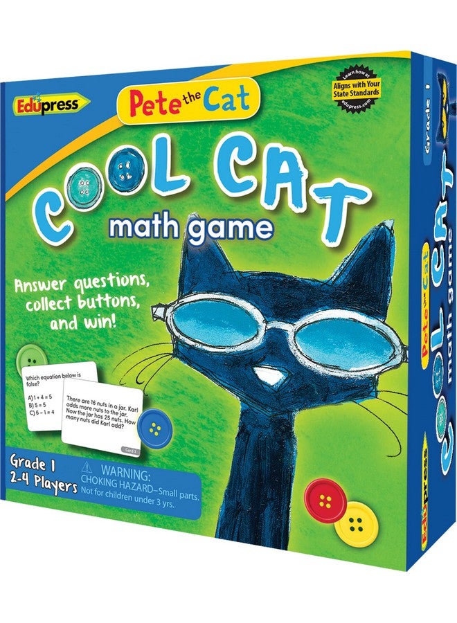 Edupress Edupress Pete The Cat Cool Cat Math Game 1 (EP63531) | Best ...