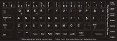 Wozlo Russian Keyboard Sticker Notebook and PC Compatible Keyboard ...