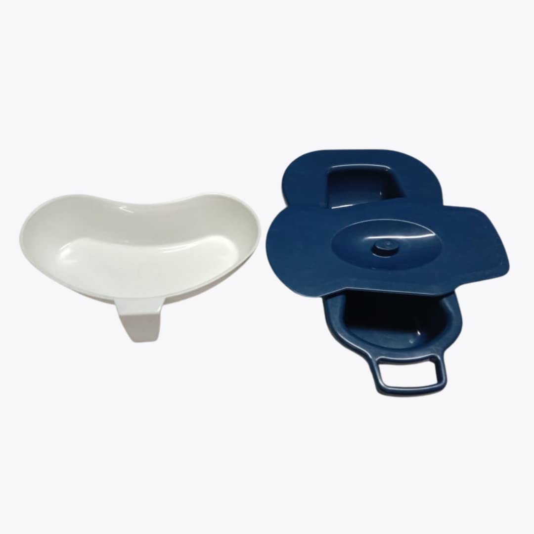 Scientific Indian I Bed Pan with Lid for Male Female Elderly Patient I ...