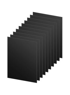 Generic 10pcs Acrylic Sheet 1mm Flexible Plastic Sheet, Black Plastic ...