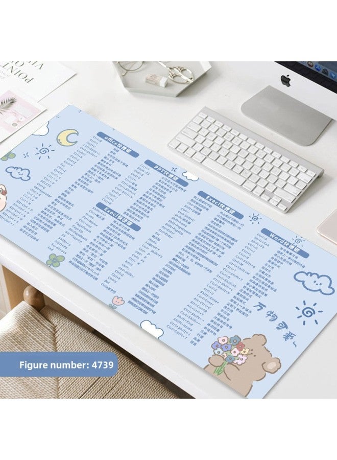 Generic Mouse Pad Number Shortcut Keys Collection Cute Female Office ...