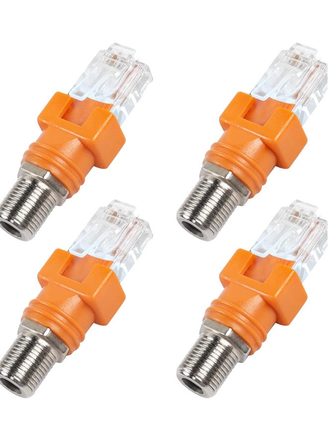 Generic RF to RJ45 Converter, Coaxial to Ethernet Adapter, F Female to ...