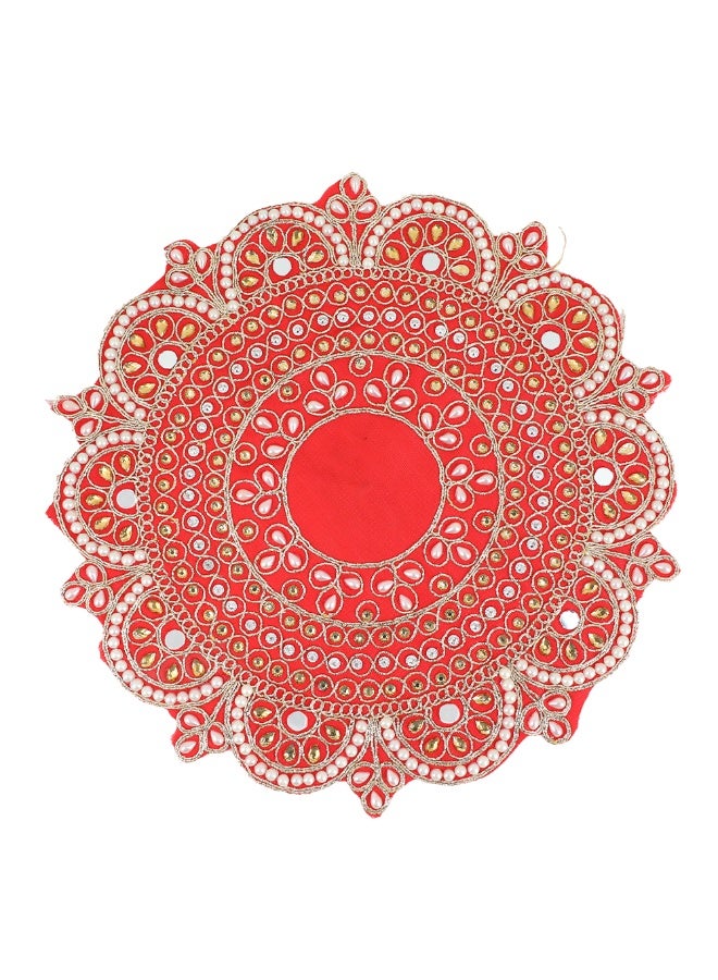 Madhoor Traditional Decorative Aasan for Pooja & Festivals 10 Inches ...