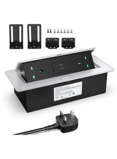Excefore Recessed Power Socket with USB C PD20W, Desk Power Socket with ...