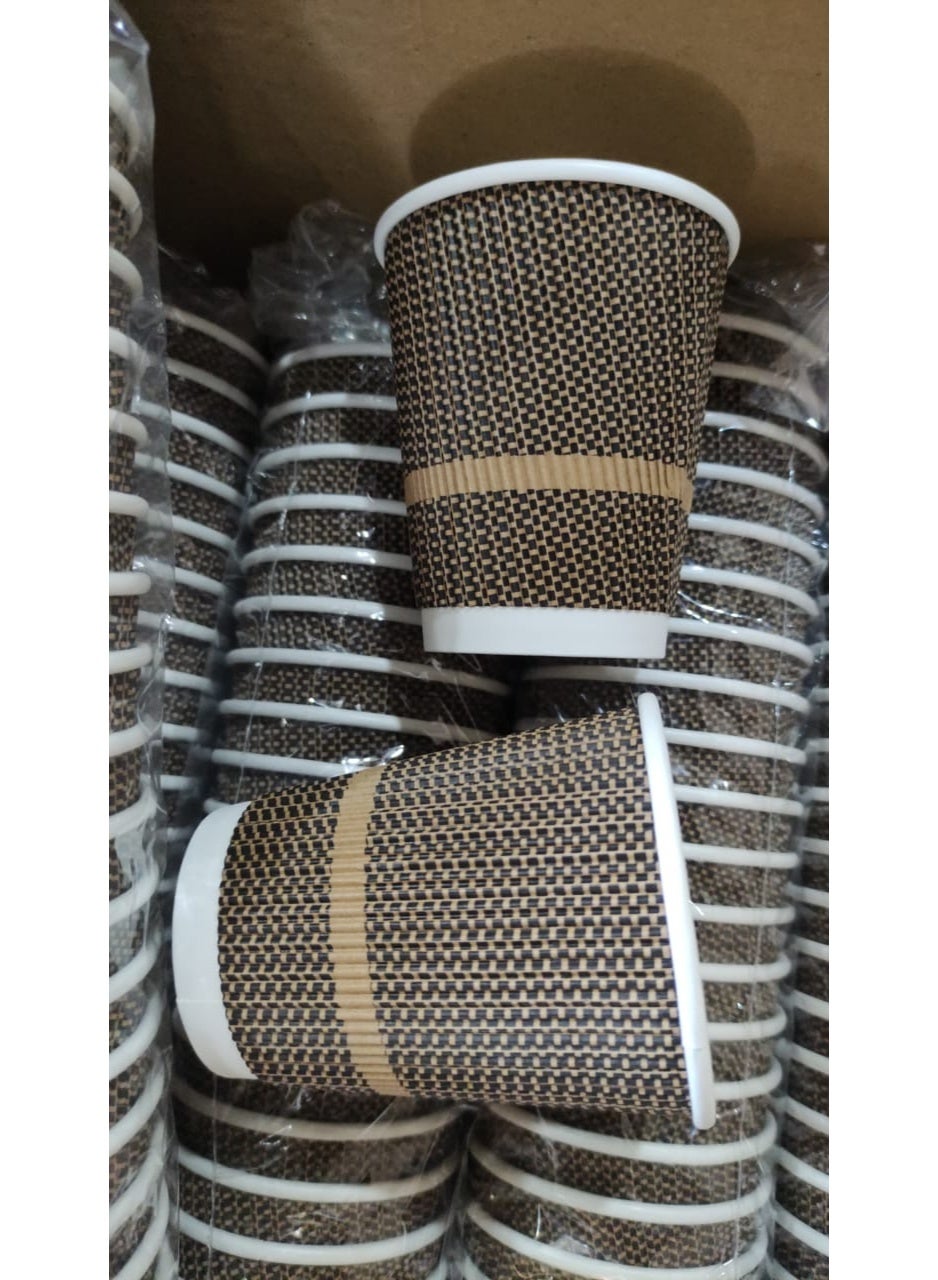 Generic 8-Ounce Ripple Wall Disposable Coffee Cups, Pack of 500 ...