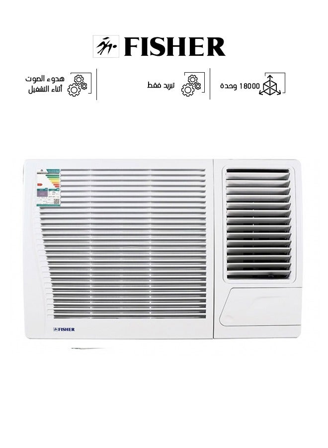 FISHER Window Air Conditioner - 18000 BTU - Cooling Only - White - FWAC ...