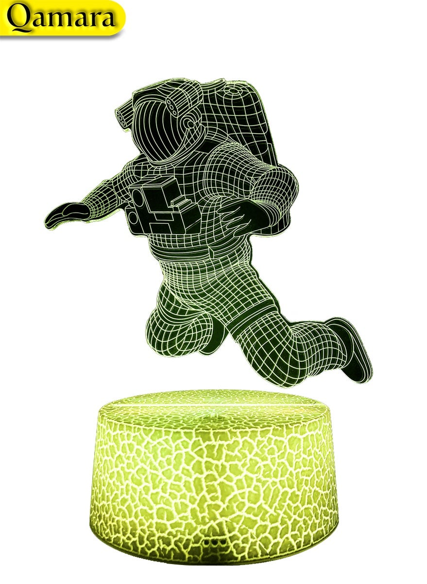 QAMARA 3d led table lamp with spaceman appearance, bring visual impact ...