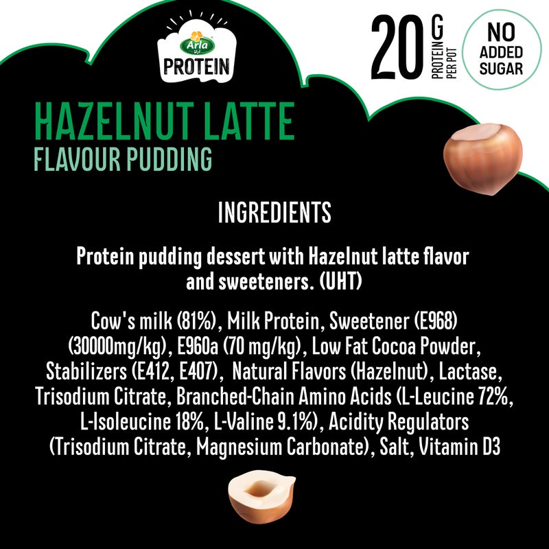 Buy Arla Protein Hazelnut Latte Flavoured Pudding Online | 15 Minutes ...