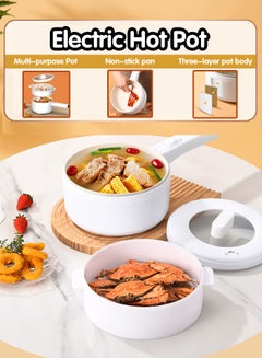 Generic 2.0L Electric Cooker, Non-Stick Mini Hot Pot Electric, Portable ...