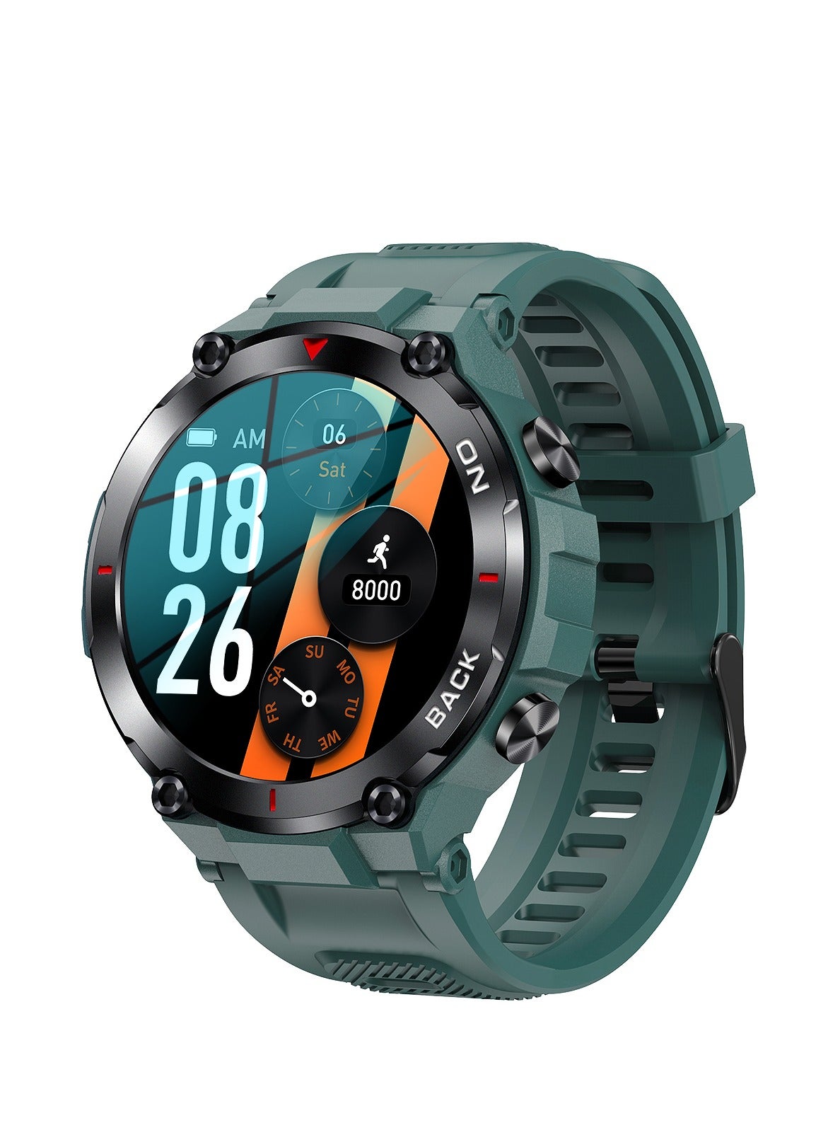 LIGE Men's New Smart Watches 1.32inch Full Touch Screen Outdoor Sports ...