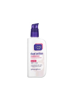 Clean & Clear Dual Action Moisturizer Salicylic Acid Acne Medication 4 ...