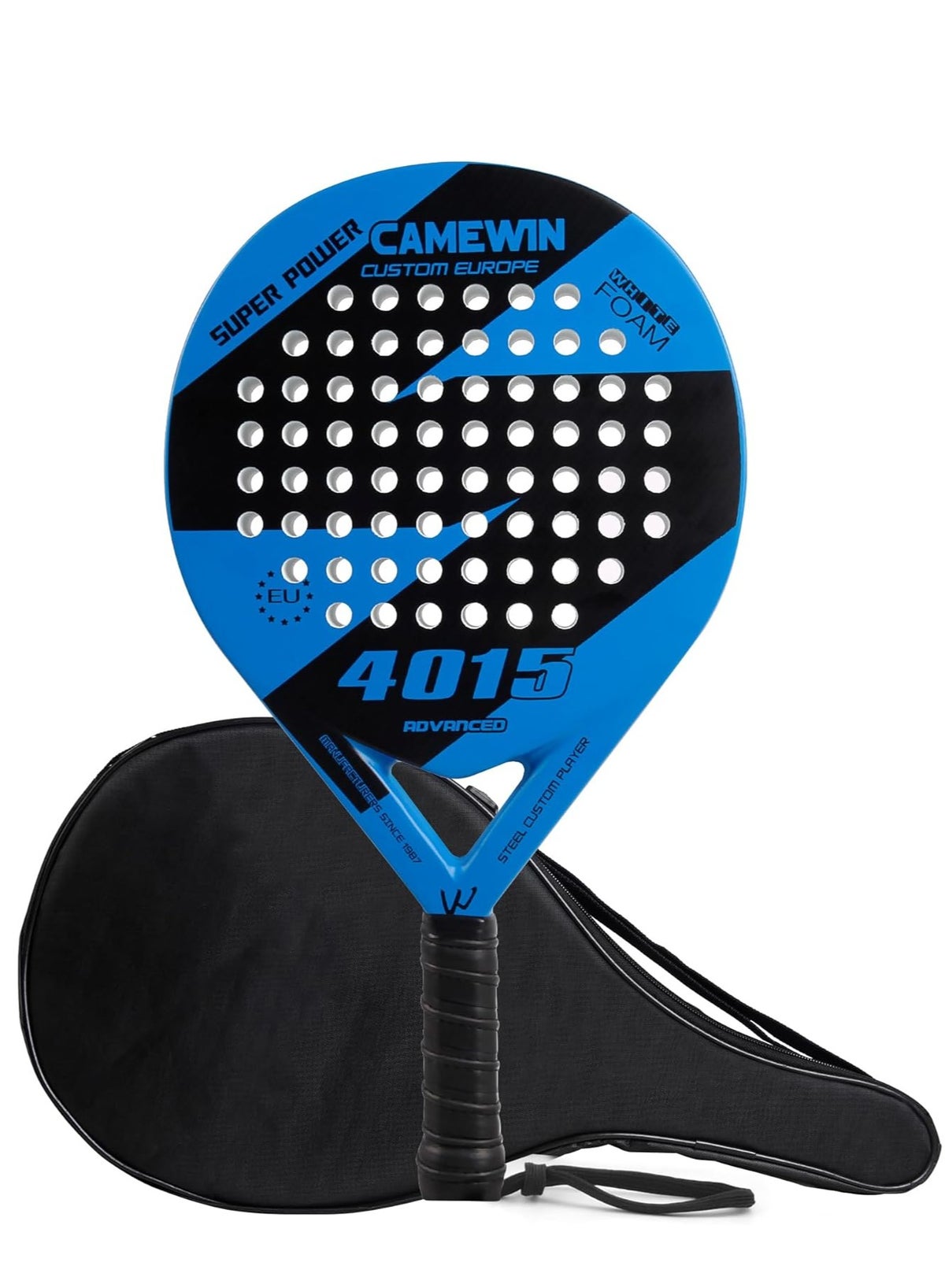 CAMEWIN Lightweight Padel Tennis Racket Pop Tennis Paddle Racquets Pro ...