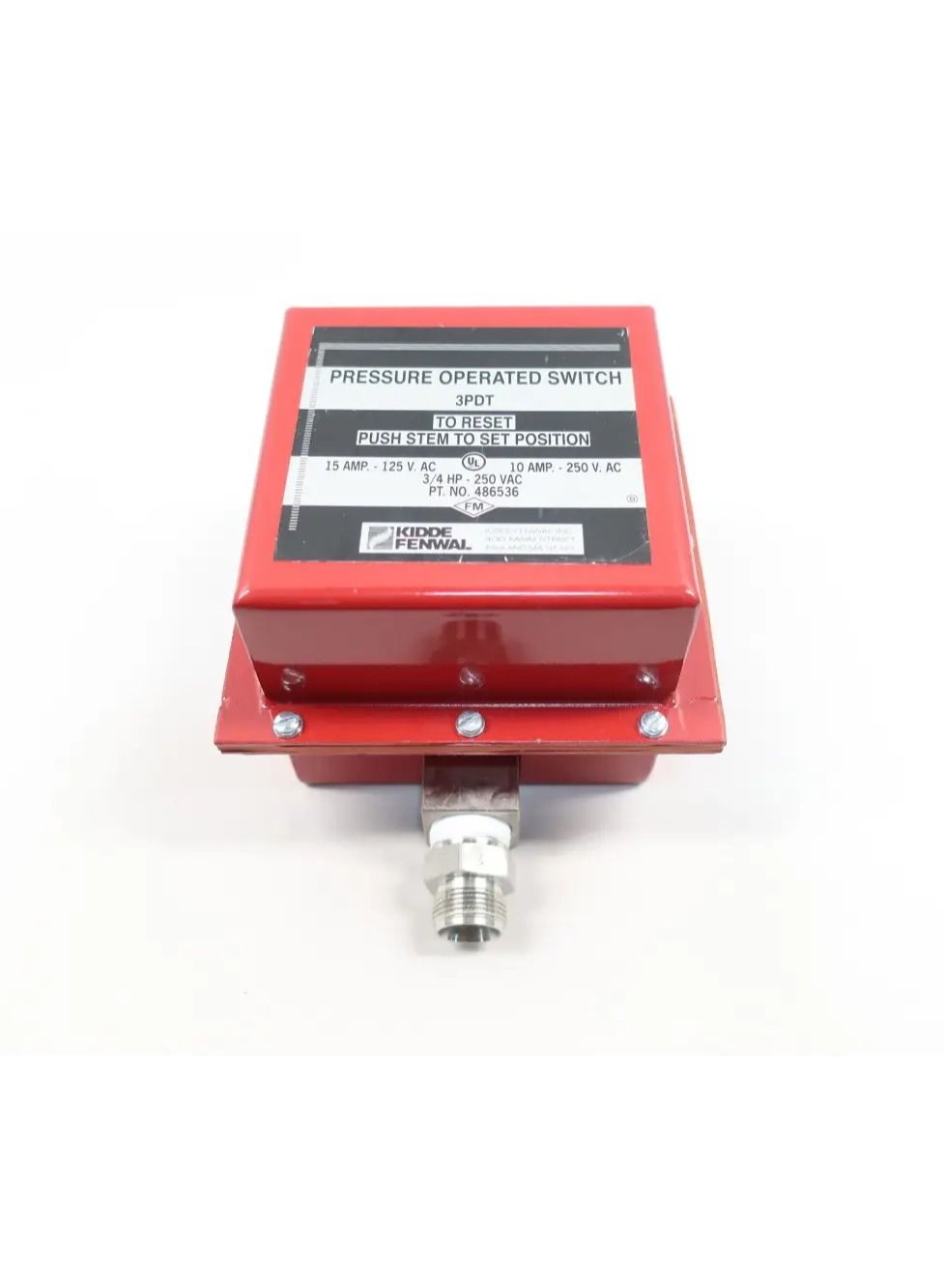 Kidde Kidde-Fenwal 486536 Pressure Operated Switch 3PDT which is in ...