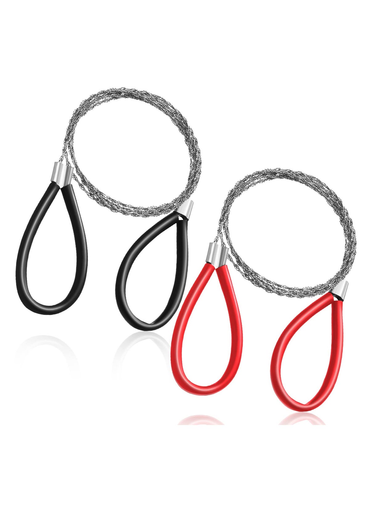 SYOSI SYOSI 2 Pcs Stainless Steel Wire Saws, Hand Pocket String Rope ...