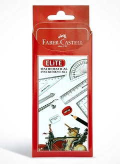 FABER-CASTELL 9-Piece Elite Mathematical Instrument Geometry Box UAE ...