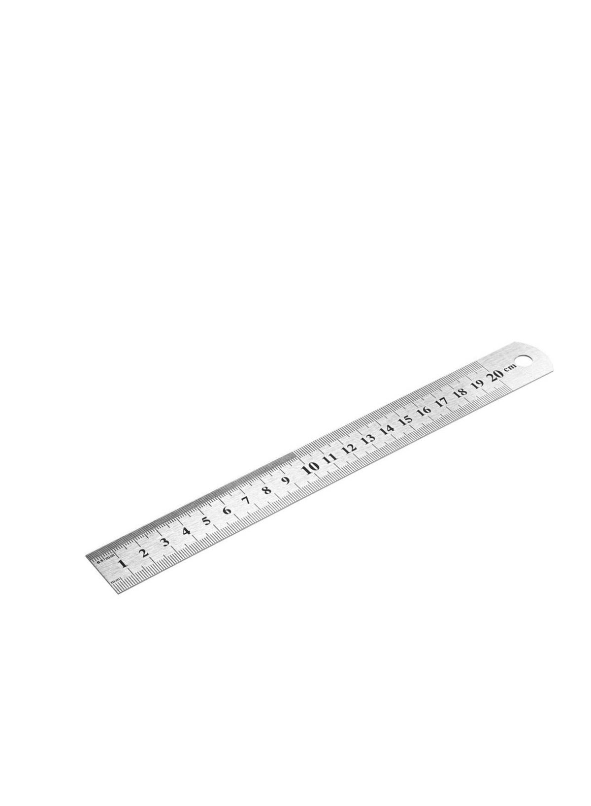 MARKQ 20 cm Metal Ruler, Double Sided Stainless Steel Scale for School ...