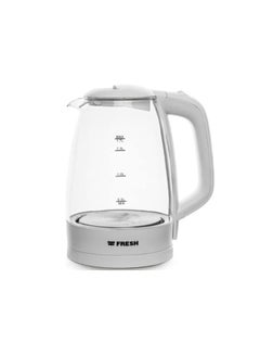 Fresh Glass Electric Kettle 2200W 1.7L,White Egypt | Cairo, Giza