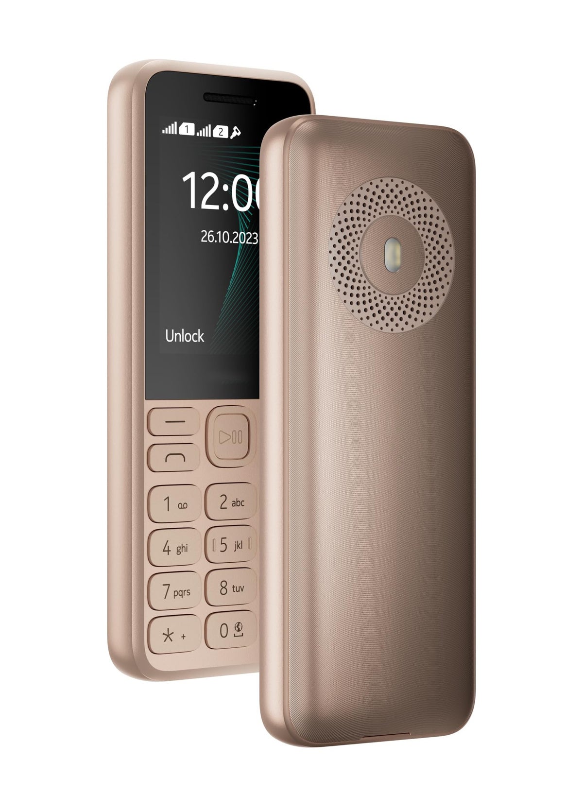 BORTONY Nokia 130 4G Dual Sim Big Button Phone 4MB Ram Music Built-in ...