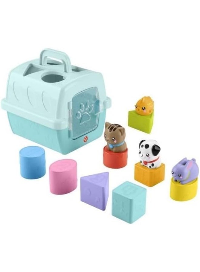 Fisher-Price Baby Ssorting Toy, Fp Pets Sort & Stow Pet Carrie With ...