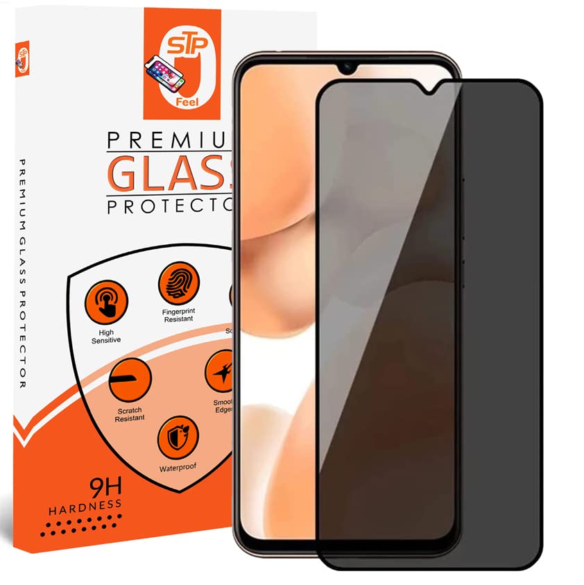 STP FEEL Anti-Spy Privacy Tempered Glass Screen Protector Compatible ...