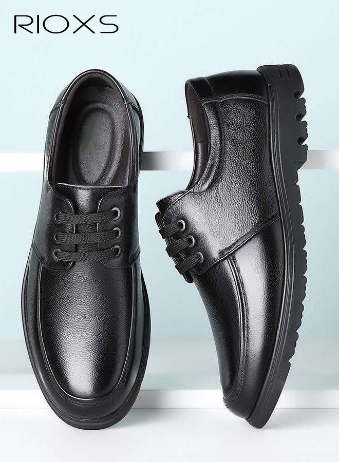 RIOXS Formal Shoes for Men, Premium Hand-sewn Leather Shoes, Classic ...