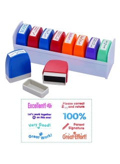 Generic Teacher Stamps Set 8-Piece for Grading Classroom Parent ...