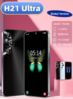 No branded H21 Ultra 7.3-Inch HD Resolution Screen 16GB RAM + 256GB ROM ...