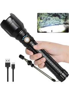 Dreamzon P90 Rechargeable LED Flashlight High Lumens Super Bright ...