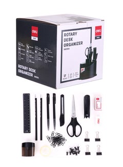 Deli Rotary Desk Organiser With Accessories Set UAE | Dubai, Abu Dhabi