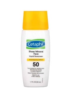 Generic Cetaphil 100% Mineral Liquid Sunscreen for Face with Broad ...