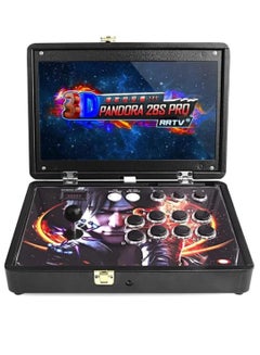 AWALOR Portable Arcade Game Console 14-Inch Metal Suitcase - Supports ...