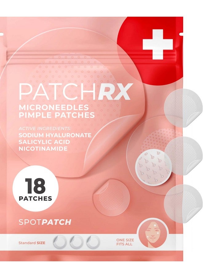 KEYCONCEPTS PatchRX Micro Needle Pimple Patch (18 Pack) - Hydrocolloid ...