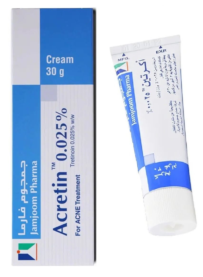 JAMJOOM PHARMA Acretin 0.025% Tretinoin Cream (30g) | Best Price KSA ...