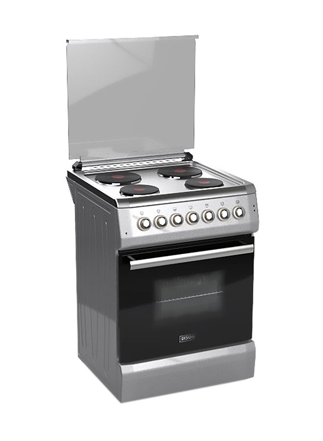 EDISON Edison Free-standing Electric Oven, Stainless Steel, 4 Burners ...