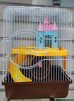 erorex Large Multi-Level Hamster Cage with Castle-Themed Habitat and ...