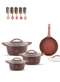 Life Smile Cookware Set 13 pieces -Cooking Pots and Pans set Induction ...