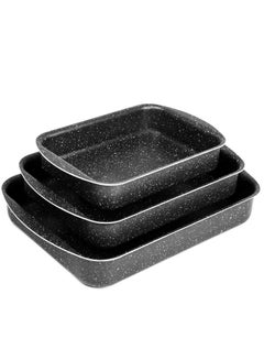 Baroly Set Of Rectangular Granite Oven Trays 3 Pieces KSA | Riyadh, Jeddah