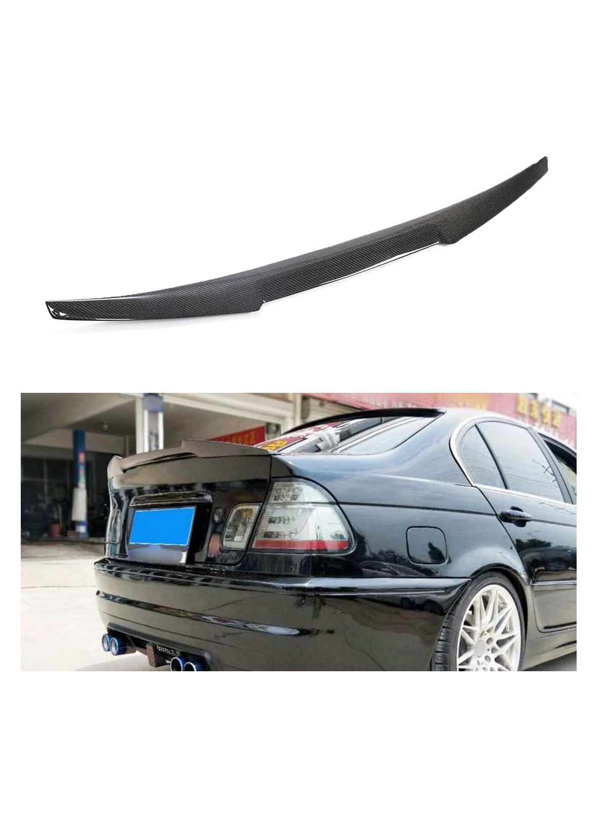 Generic Original Carbon Fiber Mpower Style Trunk Spoiler Fit For Bmw ...