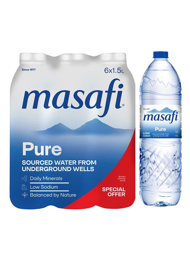 Masafi Mineral Water, Pack Of 6,1.5L | Best Price UAE | Dubai, Abu Dhabi