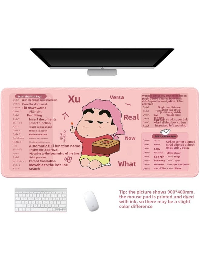Generic Strawberry Bear Office Shortcut Keys Mouse Pad Extra Large ...