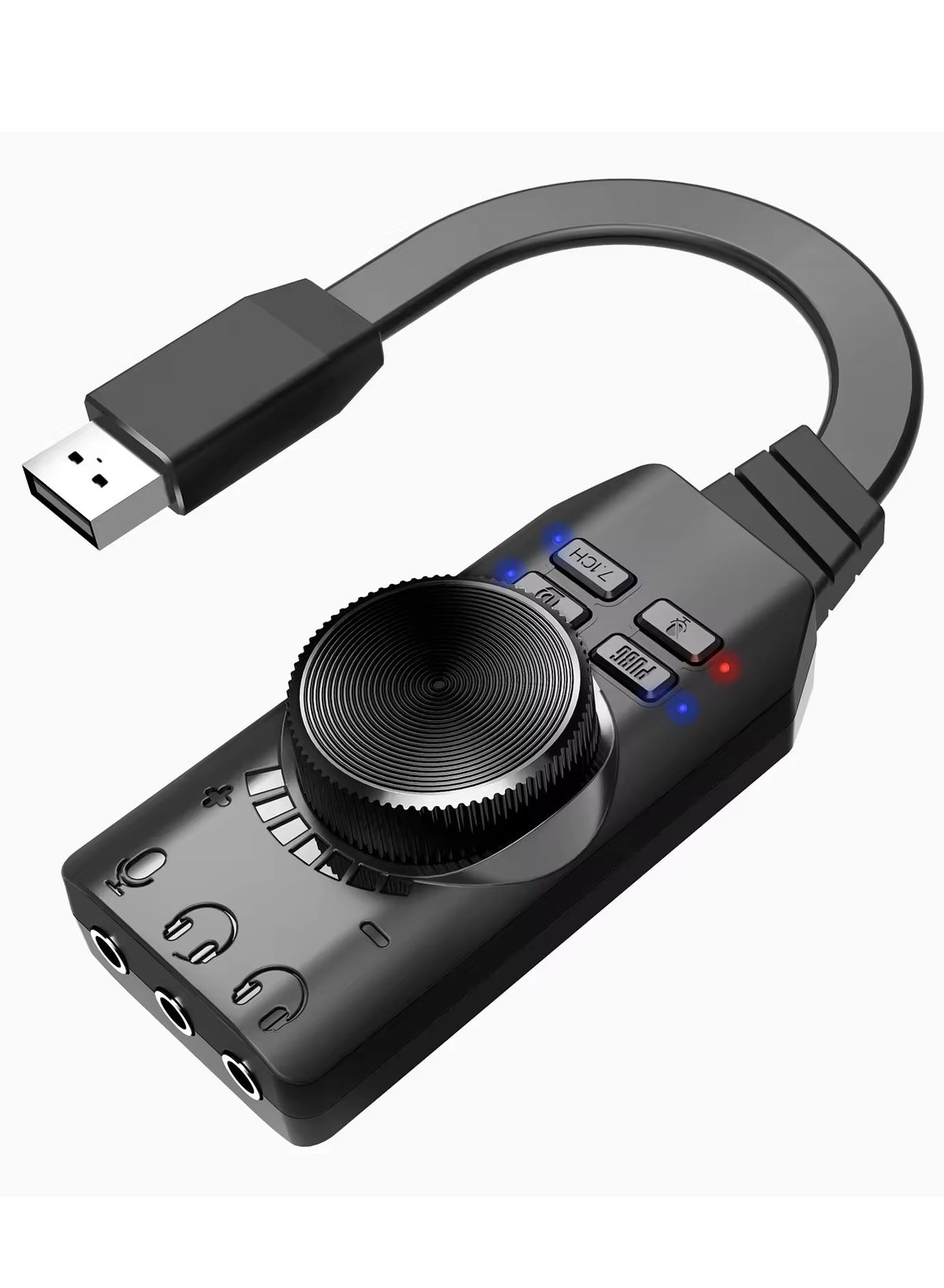 Plextone Plextone GS3 Mark II Virtual 7.1 Channel USB Sound Card ...