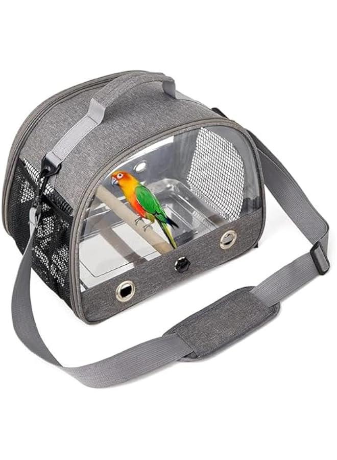 HOOKOR Bird Carriers, Bird Travel Carrier, Portable Small Bird Parrot ...