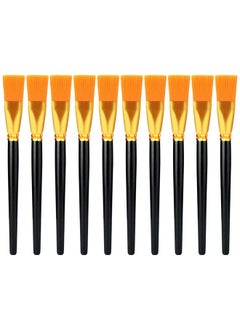 AIEX 10Pcs Flat Paint Brushes 1 Inch Wide Watercolor Acrylic Paint ...