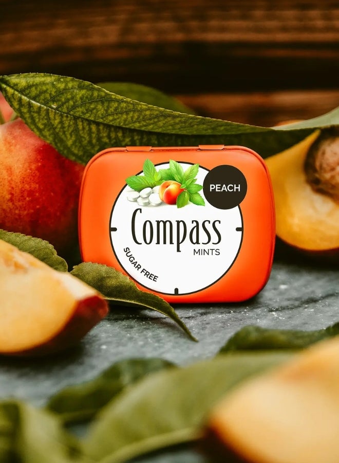 Compass Compass Mints, Peach Sweetener Sugar Free | Best Price UAE ...