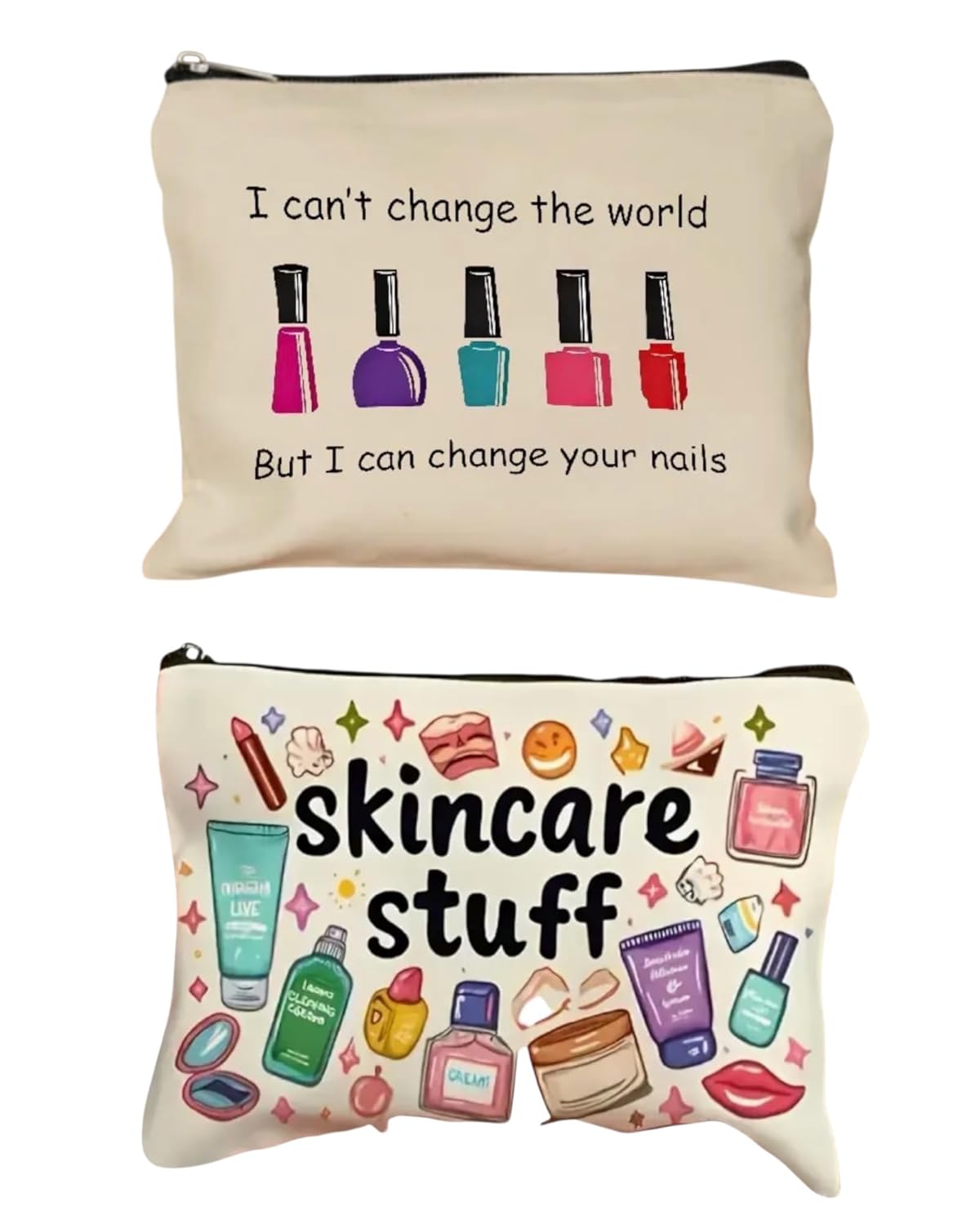 TraveEssentialz 2 Pc Storage Pouches for Travel Stuff | Multipurpose ...