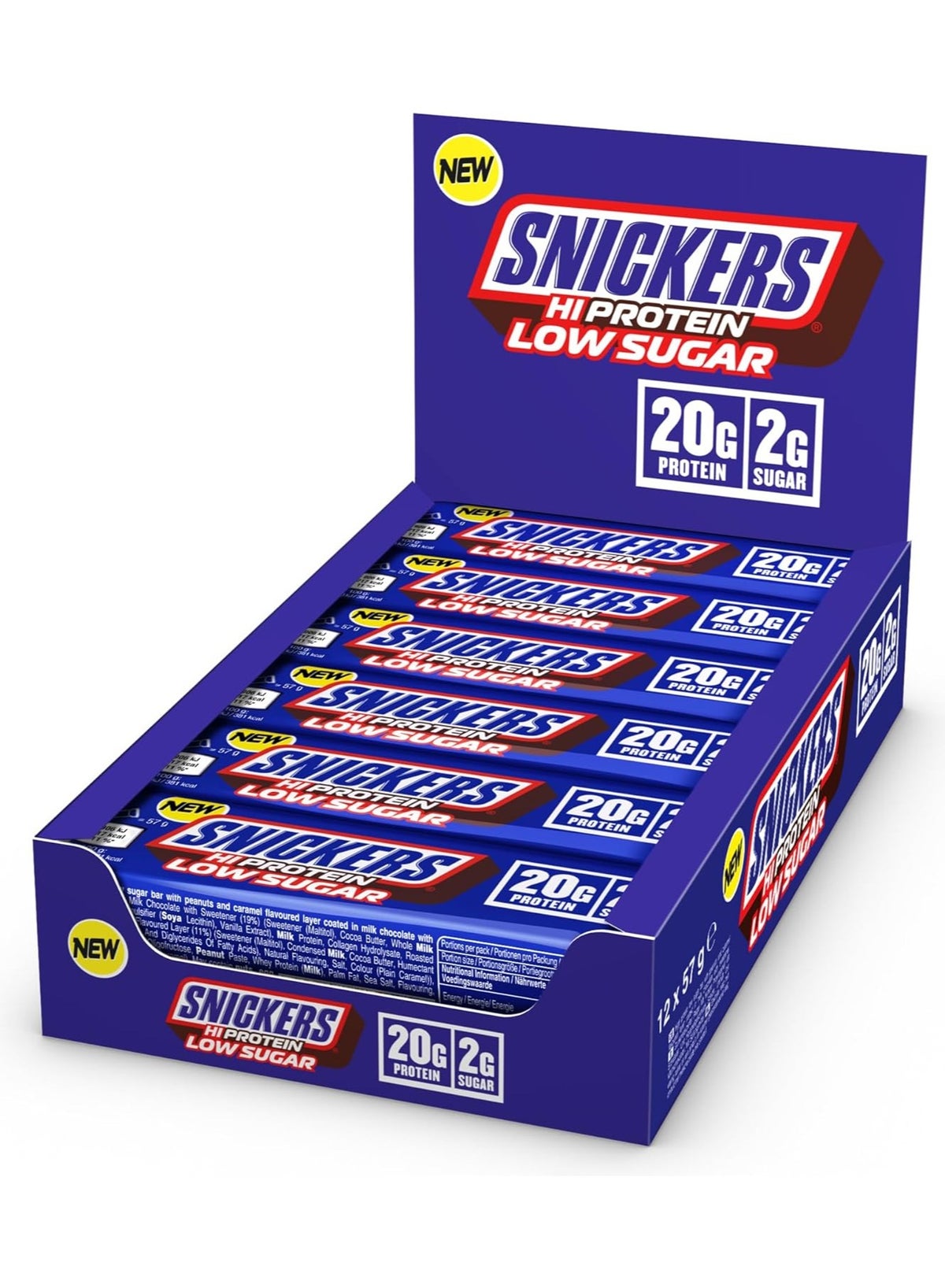 Snickers Snickers Hi Protein Bar 57g Pack of 12 | Best Price UAE ...